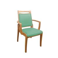 China Modern Hotel Solid Wood Restaurant Chairs Stainless Steel Wood Cafe Chairs for sale