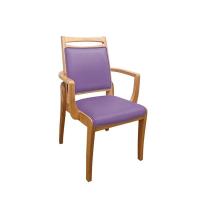 China Sponge Cushion Luxury Modern Wood Dining Chairs Square For Hall Restaurant for sale