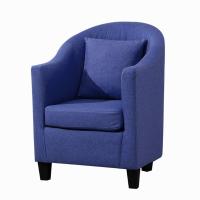 China Wooden Frame Upholstered Sofa Chair For Hotel And Bedroom 68*65*90cm for sale