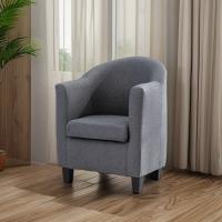 China Wooden Frame Upholstered Sofa Chair For Hotel And Bedroom 68*65*90cm for sale