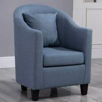 China Wooden Frame Upholstered Sofa Chair For Hotel And Bedroom 68*65*90cm for sale