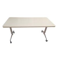 China Folding modern folding table with wheels, suitable for office and family bedroom living room for sale