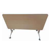 China Folding modern folding table with wheels, suitable for office and family bedroom living room for sale