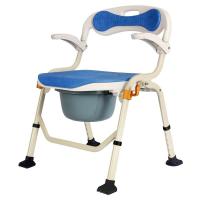 China Elderly Care Lightweight Steel Commode Chair Rustproof 3 In 1 Toilet Seat for sale