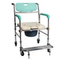 China Customized Hospital Toilet Chair CE Standard Flip Up Armrest Modern Commode Chair for sale