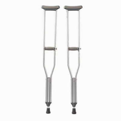 China Aluminum Alloy Adjustable Axillary Crutches Under Arm For Adults for sale