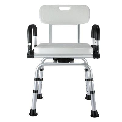 China Lightweight Rotating Shower Seat  Flexible Non Slip Tips for sale