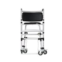 China Heavy Duty Aluminum Toilet Wheel Chair With Locking Wheels For Seniors for sale