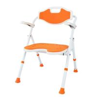 China Household Bathroom Chair For Seniors  Aluminum Alloy Padded Shower Chair for sale