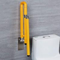 China Stainless Steel Bathroom Safety Rails Folding Disabled High Strength for sale