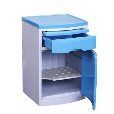 China 3 Layers Hospital Bedside Cabinet Storage Function ABS Bedside Cabinet for sale
