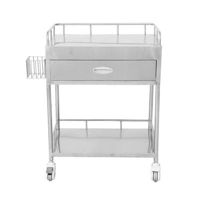 China Long Lasting Hospital Stainless Steel Trolley Customized Surgical Case Cart for sale