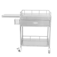 China Compact 3 Tier Stainless Medical Trolley Corrosion Proof With Drawers for sale