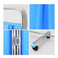 China Decoration Stainless Steel Healthcare Privacy Screens With 4 Folding Layers for sale