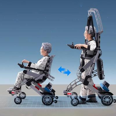 China Mobility aids for rehabilitation training Folding electric wheelchair Multifunctional wheelchair for elderly with hemiplegia for sale