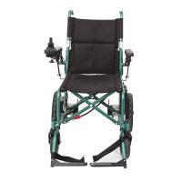 China Automatic Folding Power Electric Wheelchair with Strong Electromagnetic Brake and Carbon Steel Wheels for sale