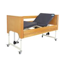 China Electric Lift Paralyzed Nursing Bed Brown  Adjustable 4 Function for Hospital Furniture for sale