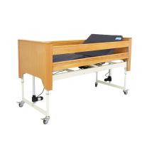 China Electric Lift Paralyzed Nursing Bed Brown  Adjustable 4 Function for Hospital Furniture for sale