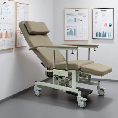 China Adjustable Backrest High Back Nursing Chair for Elderly and Disabled Carbon Steel Baked Enameled for sale