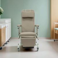 China Adjustable Backrest High Back Nursing Chair for Elderly and Disabled Carbon Steel Baked Enameled for sale
