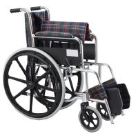 China Manual lightweight wheelchair high quality foldable car luggage disabled elderly manual wheelchair for sale