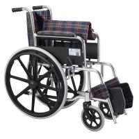 China Manual lightweight wheelchair high quality foldable car luggage disabled elderly manual wheelchair for sale