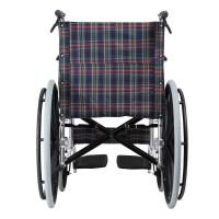 China Cheap Steel Aluminum Folding Self Propelled Wheelchair For Elderly Disabled People for sale