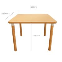 China Square Brown Dining Room Table Chairs for Elderly in Home Care Community Direct for sale