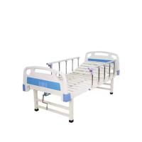 China 46kg Manual Function Metal Hospital Nursing Bed with Crank for Home Crank Medical Bed Patient Bed for sale