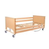 China Wooden Electric Hospital Bed 216*103 * 30-70 cm Size Ideal for Home Care Needs for sale