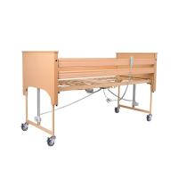 China Wooden Electric Hospital Bed 216*103 * 30-70 cm Size Ideal for Home Care Needs for sale
