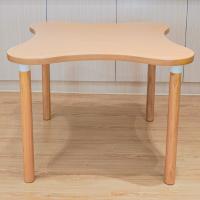China 4 People Solid Wood Dining Table Simple Style Home Furniture for Custom Nursing Home Care Center in Rotary Fixed Design for sale