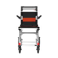 China Airplane use Foldable manual light weight travel transport wheelchair for sale