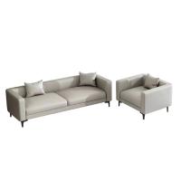 China Customizable Foam Filled Sofa in Synthetic Leather for Customized Environments for sale