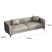 China Customizable Foam Filled Sofa in Synthetic Leather for Customized Environments for sale