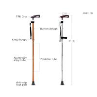 China Customizable Adjustable Walking Stick for Elderly 12*13* 71-94 Cm Customizable Customization for sale