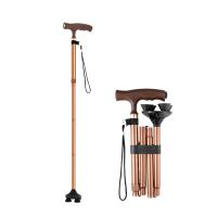 China 12*13* 71-94 CM Aluminum Alloy Walking Cane Flashlight for Safe and Easy Navigation for sale