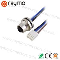 China Screw Locking M12 Circular Connector With 5 Pin Molex Connector JST Housing Wire Harness for sale