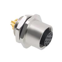 China Screw Locking M12 Circular Connector With 5 Pin Molex Connector JST Housing Wire Harness for sale