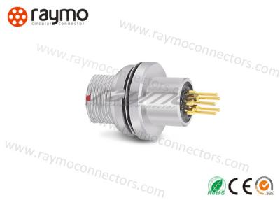 China PPS Insulator HEG HGG Circular Cable Connectors 2B Panel  2 Pin for sale