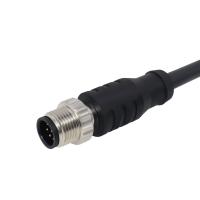 China Straight Shielded Female M12 Cable Connector Binder 5/8/12pin Waterproof IP67/68 for sale