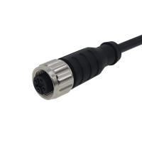 China Shielded Female M12 Cable Connector Binder 4Pin Waterproof IP67/68 for sale