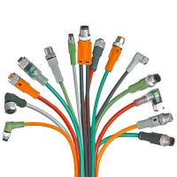 China Waterproof Ip67 Ip68 M12 Connector Cable Assembly 3 Pins To 17 Pins for sale