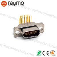 China J30J Series 9-Pin Miniature Rectangular Connector 500VAC 125°C for sale