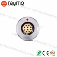 China RAYMO 19 Pin Circular Push Pull Connector Brass Chrome Plated DIN for sale