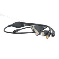 China RAYMO 102 Series 9Pin USB Male Push Pull Cable Connector IP68 for sale