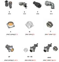 China 2PM Connector Aluminum Alloy Thread Connection 5-30A for sale