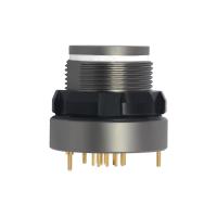 China Raymo A1CW*M-P04XBCO-OOOO AMC High-Density Push Pull Connector 4 Pin Silver 5000 Cycles for sale