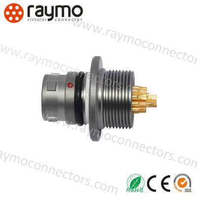 China AMC Industrial Connector 16 pins straight plug 5Gbps Push Pull circular metal A10W*M-Pl6XBCO-OOOO for sale