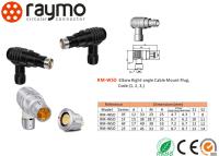 China Audio Video Aviation Plug Connector High Accuracy Black Color Male OEM Design for sale